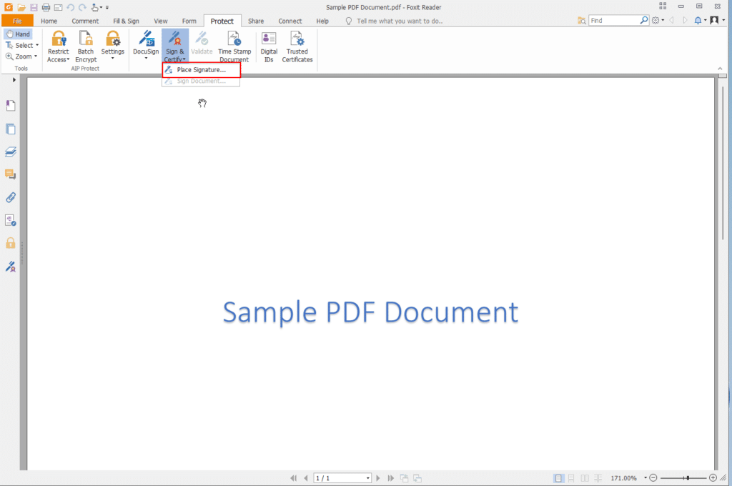 How to Sign Documents with AATL Certificates (Foxit Reader) - Trustzone
