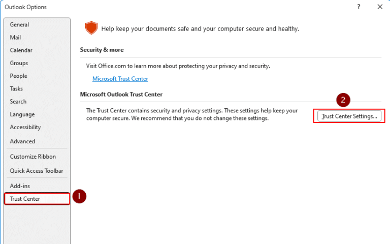 How to configure a PersonalSign Certificate with Outlook - Trustzone