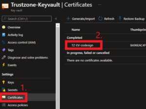 How to sign files with Azure Sign Tool - Trustzone