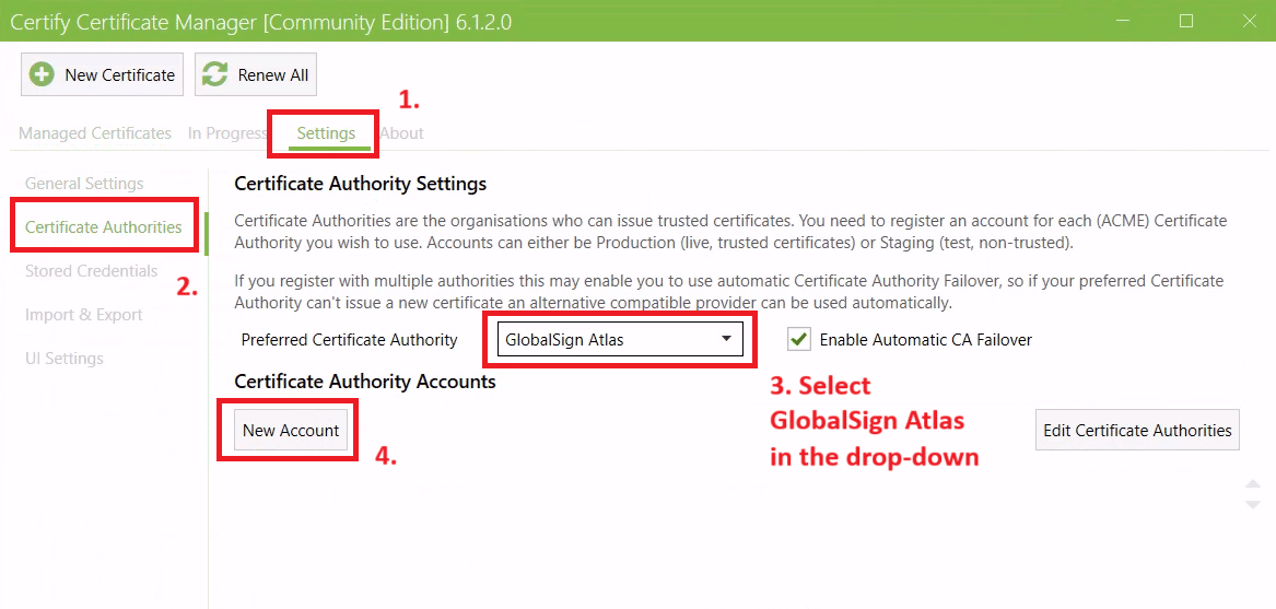 Configuring Certify Certificate Manager with TRUSTZONE ACME Pro - Trustzone
